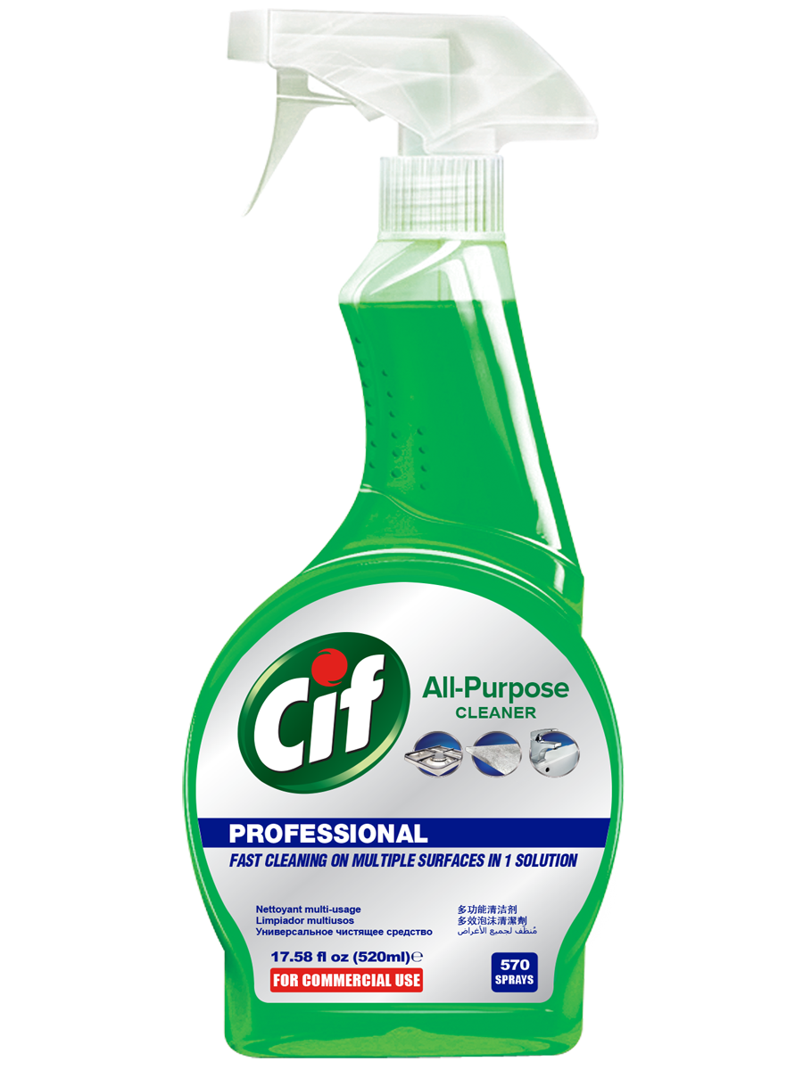 Cif Professional All-Purpose Cleaner 520ml – CMHT Asia ~I'm Green~